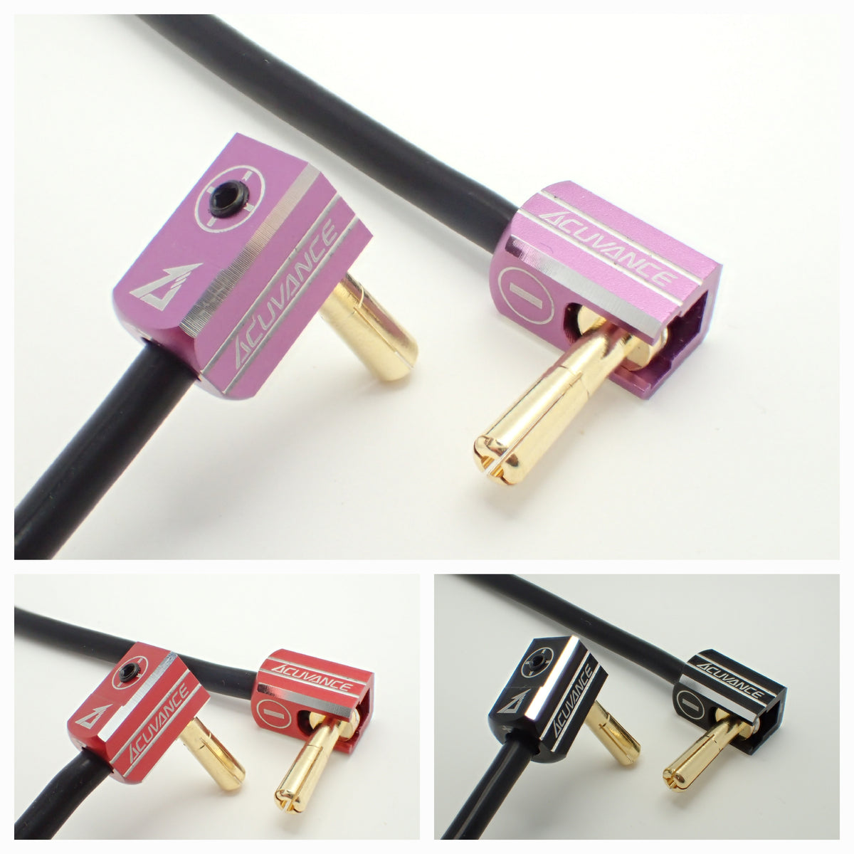 Acuvance battery connectors various colours (drop down) – asbo-rc