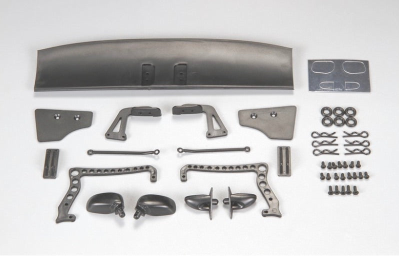 Shibata DR GT Wing and Mirror Set TYPE 2 - SWAN NECK w/ trunk bracket ...