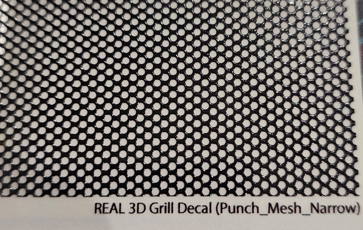 wrap up 3d grill sticker Mesh various – asbo-rc