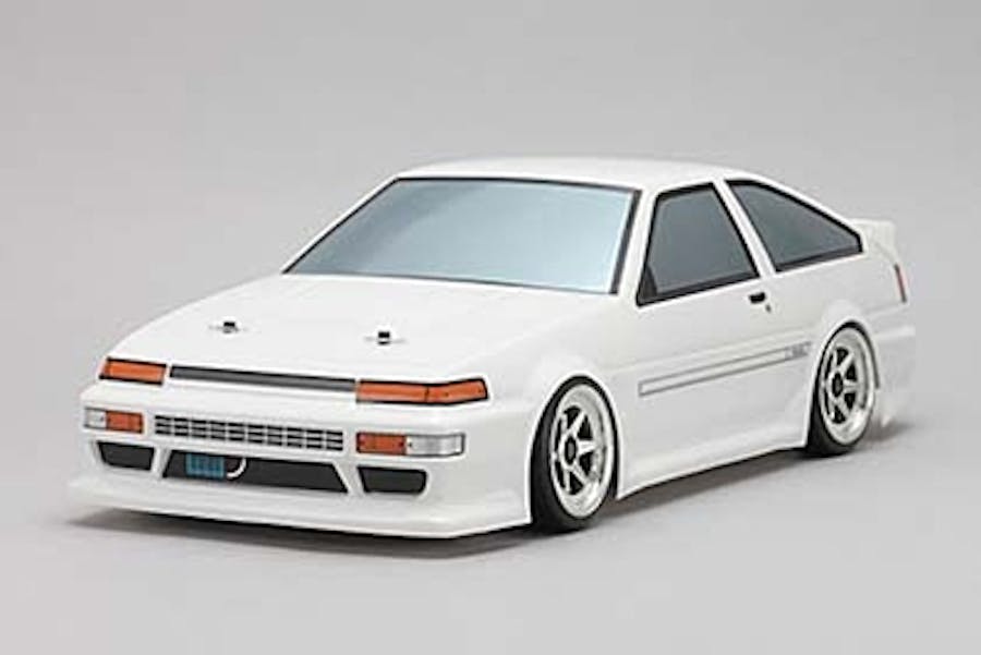 SD-AE86BB - Yokomo 86 TOYOTA AE 86 TRUENO Body (with Light/Window Deca ...